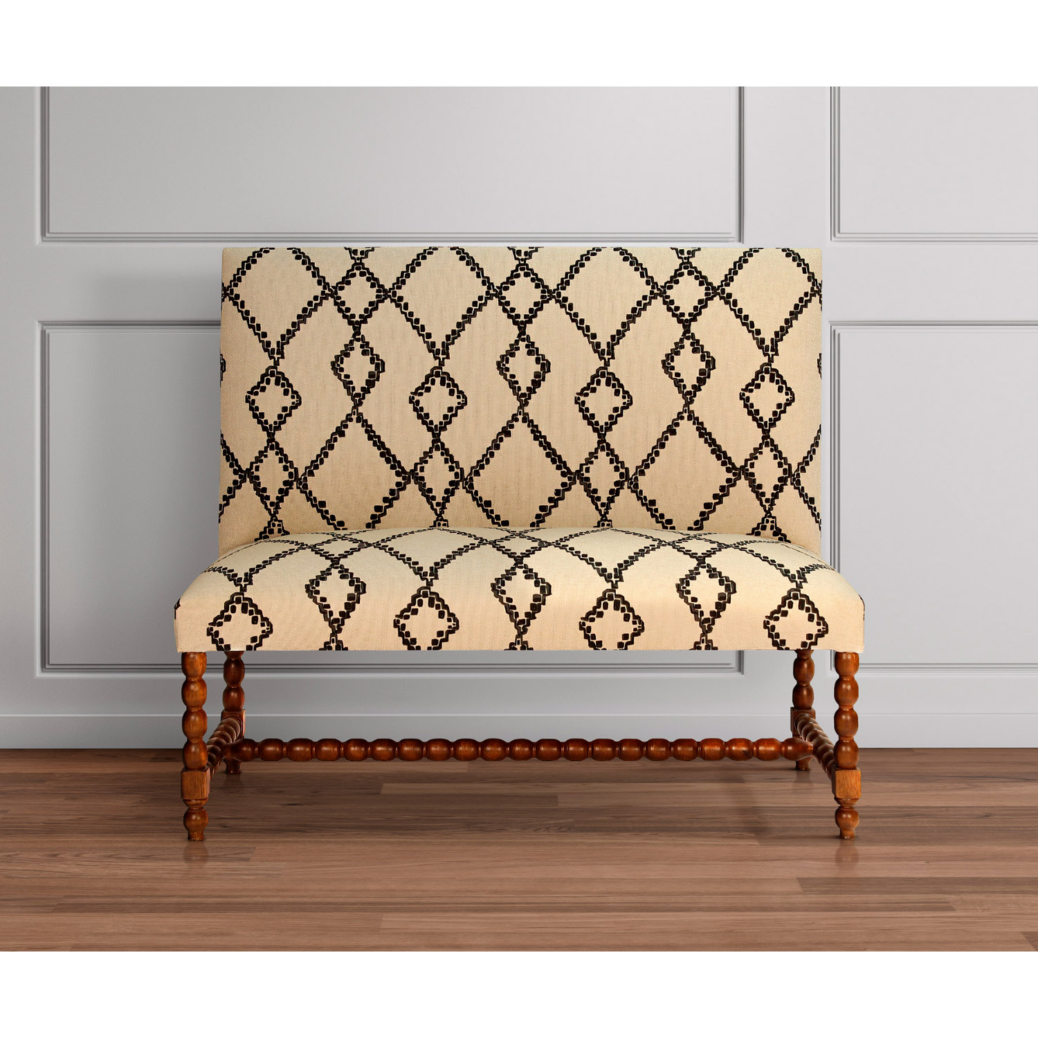 Cordoba Bench, Medina Graphite. - Peninsula