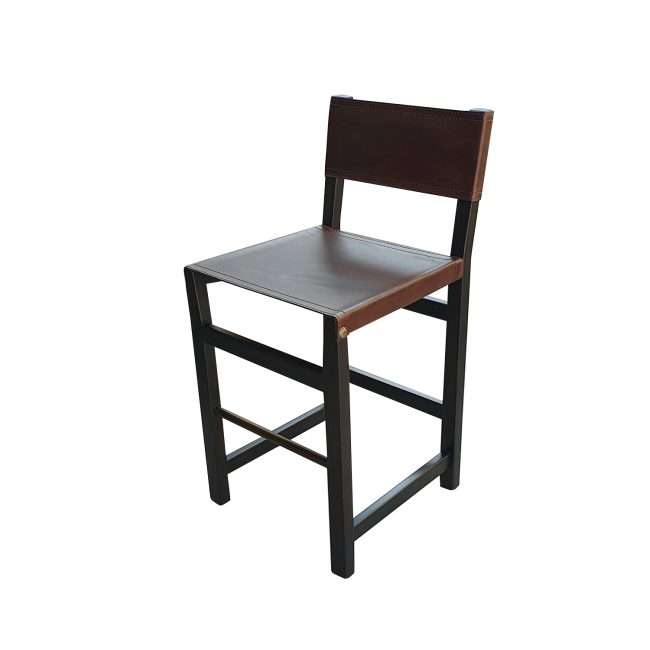 Counter Stool Taura, Tobacco single back panel - Peninsula